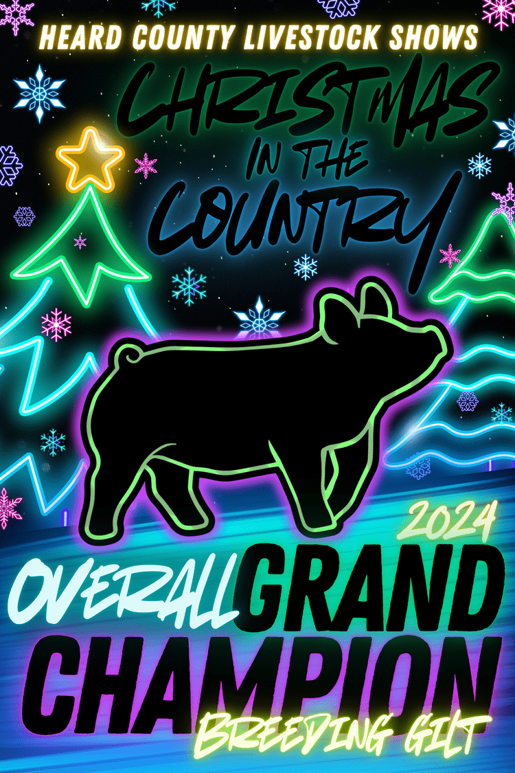Livestock Show Championship Award Banners - Bright, Colorful Vinyl ...
