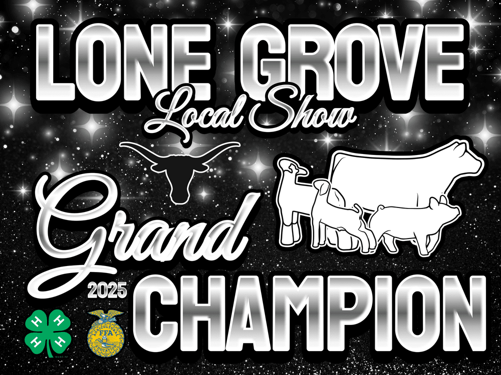 Livestock Show Championship Award Banners - Bright, Colorful Vinyl ...
