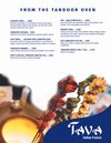 Menu — Tava Indian Dining