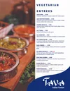 Menu — Tava Indian Dining