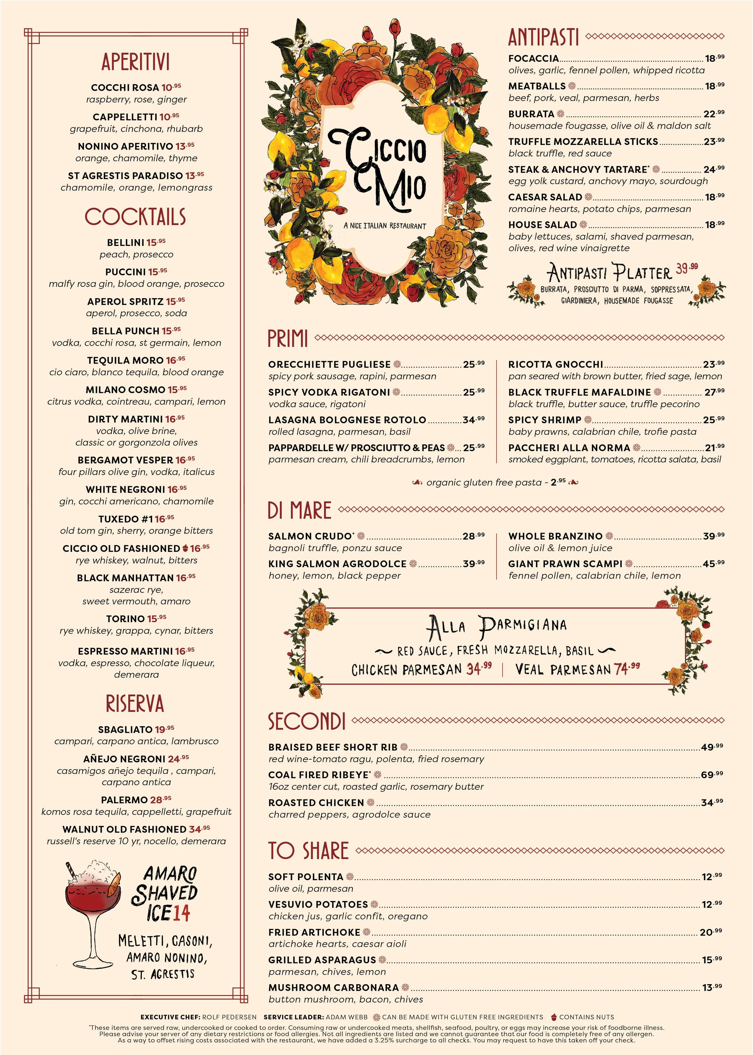 Food & Drink — Ciccio Mio | Chicago