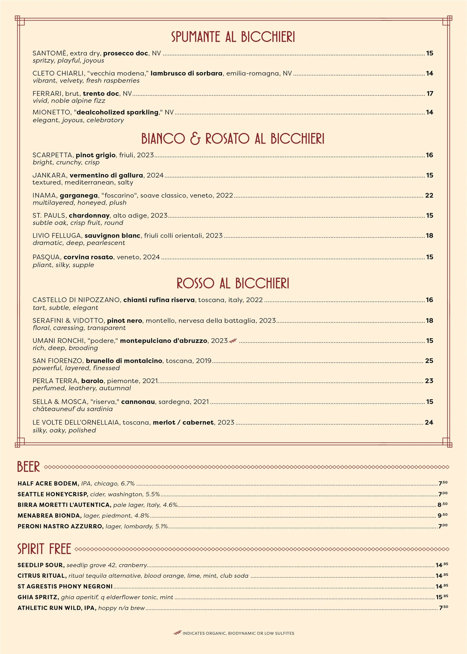 Food & Drink — Ciccio Mio | Chicago