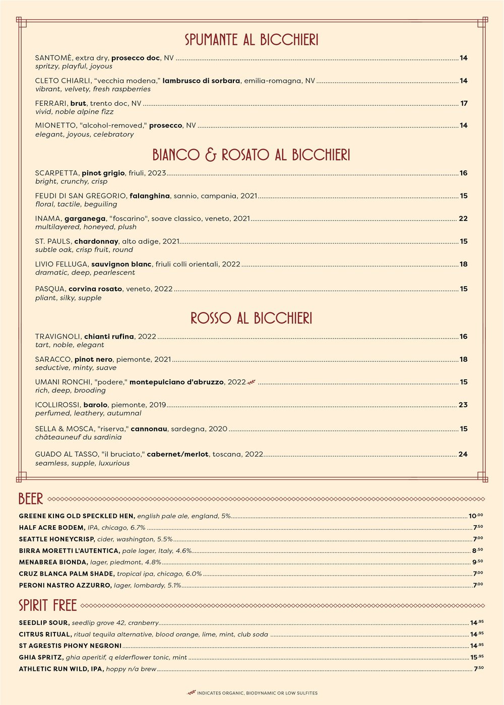 Food & Drink — Ciccio Mio | Chicago
