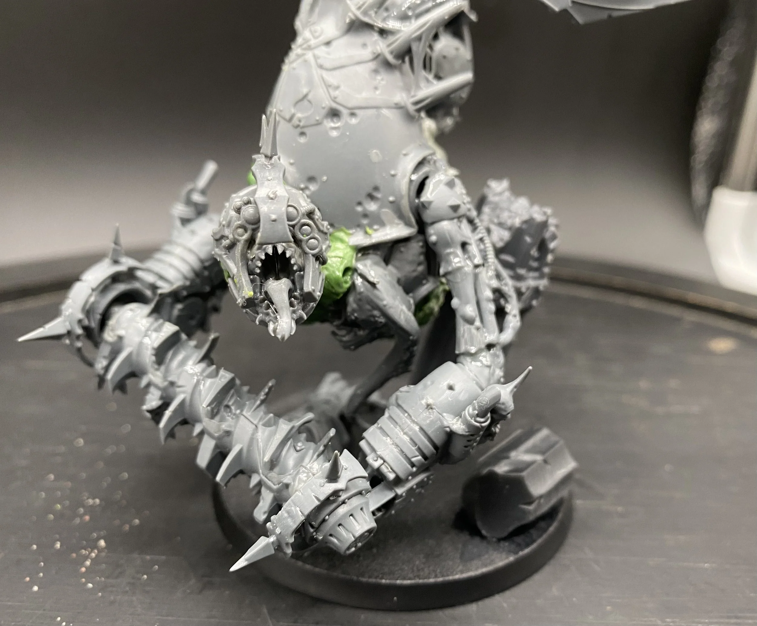 Foetid Bloat Drone conversion with wings and Fleshmower — Dark Future Games