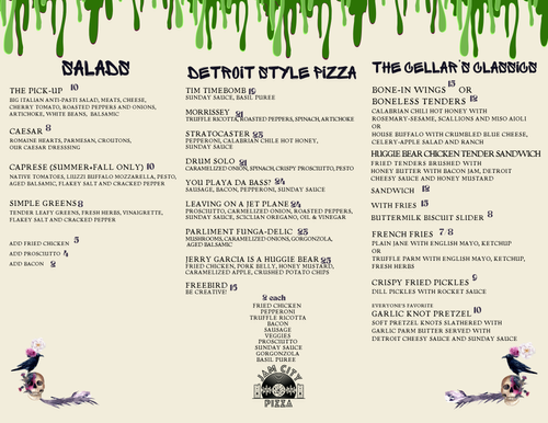 Jam City Pizza — The Cellar on Treadwell