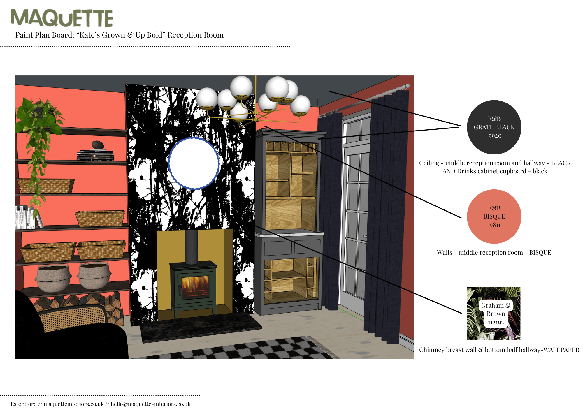 Design Files: Kate’s Reception Room — MAQUETTE INTERIORS