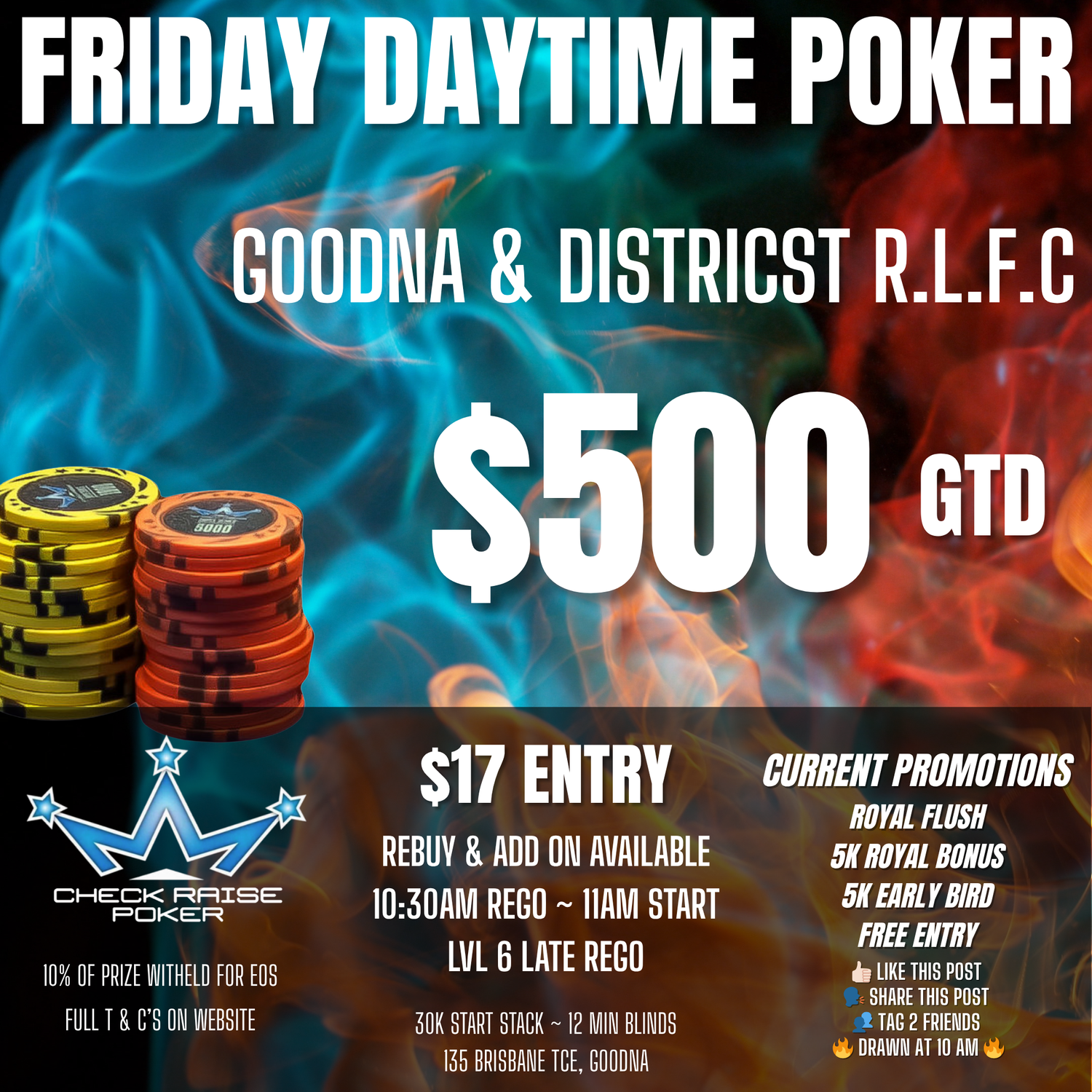 Weekly Poker Events — CHECK RAISE POKER