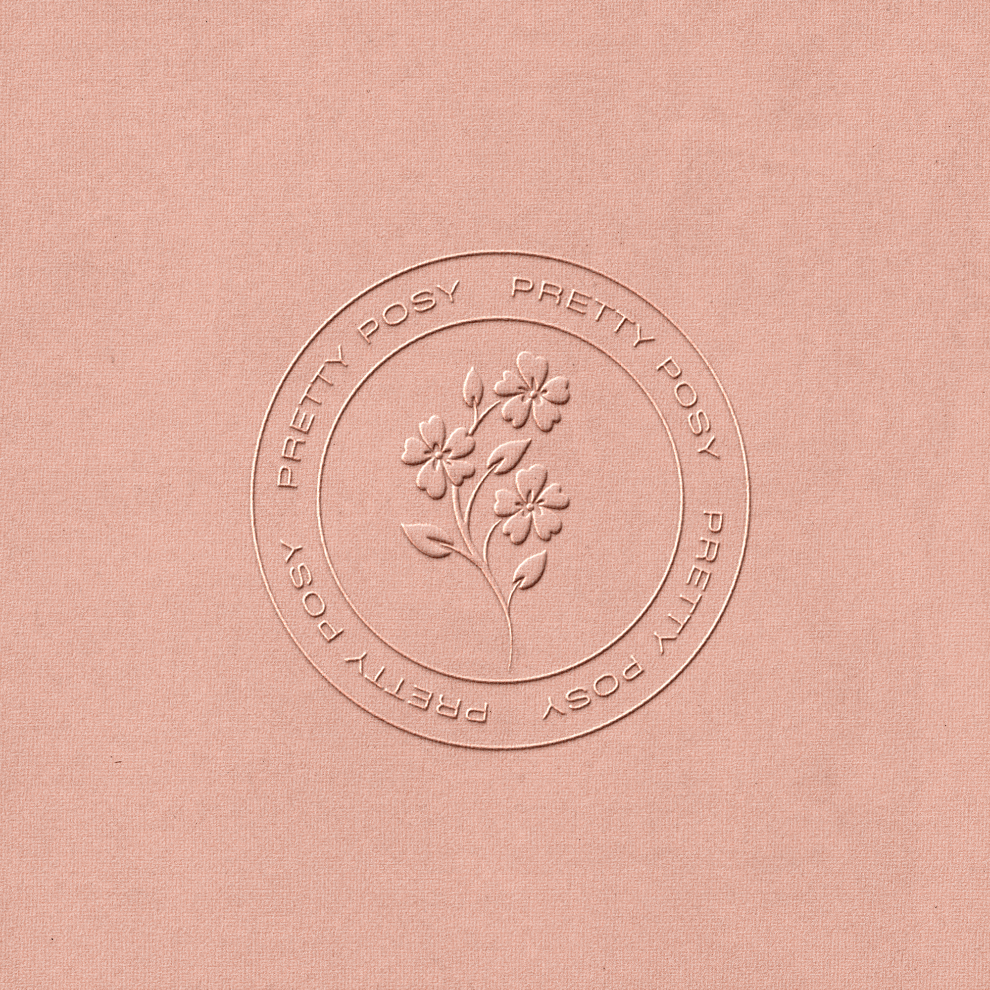 Pretty Posy Canva Logo Brand Suite Template | Create Your Unique Logo ...