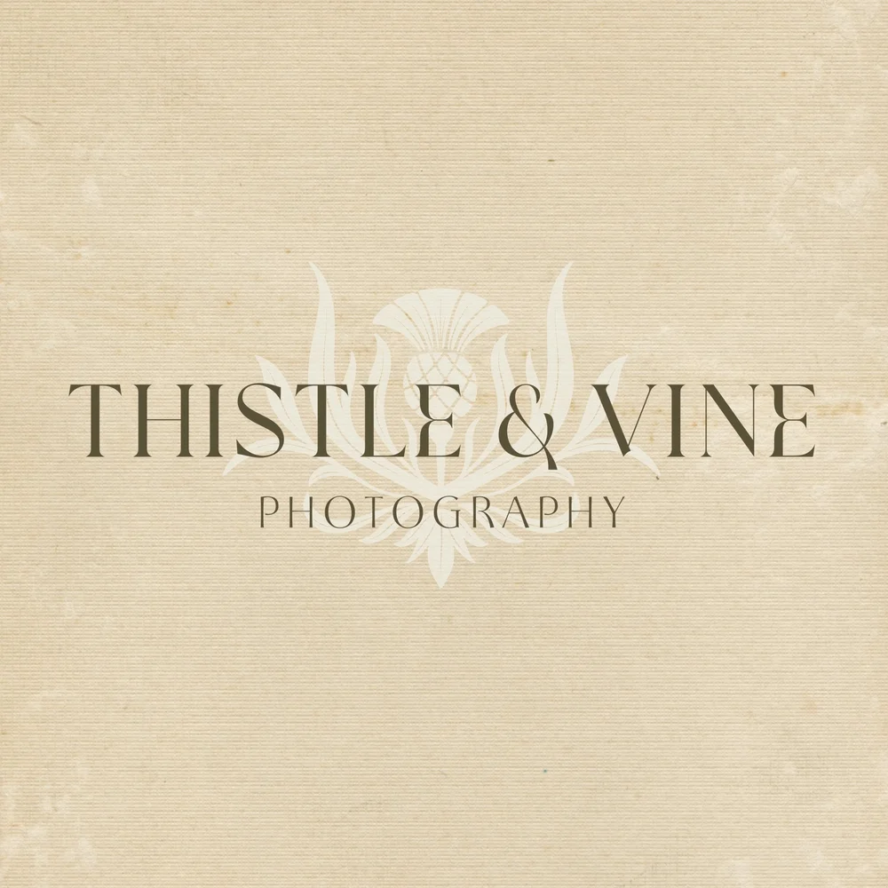 Thistle & Vine Vintage Floral Canva Logo Brand Suite Template — Avalon ...