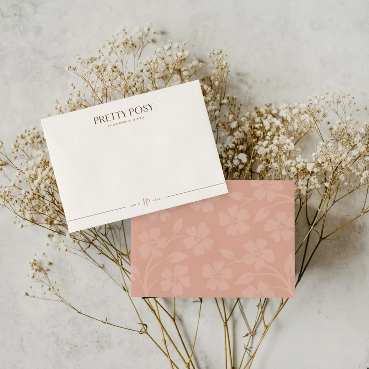 Pretty Posy Canva Logo Brand Suite Template | Create Your Unique Logo ...