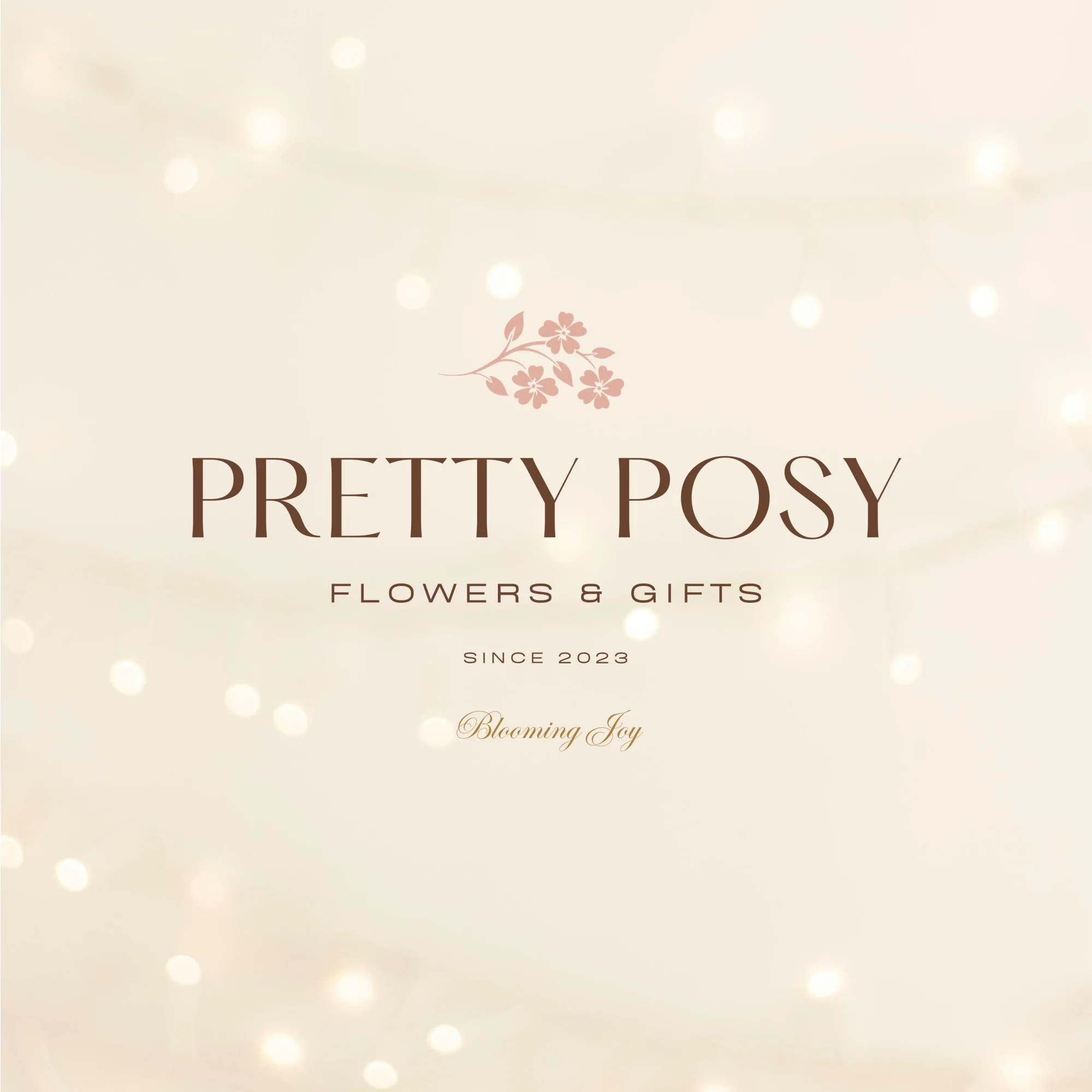 Pretty Posy Canva Logo Brand Suite Template | Create Your Unique Logo ...