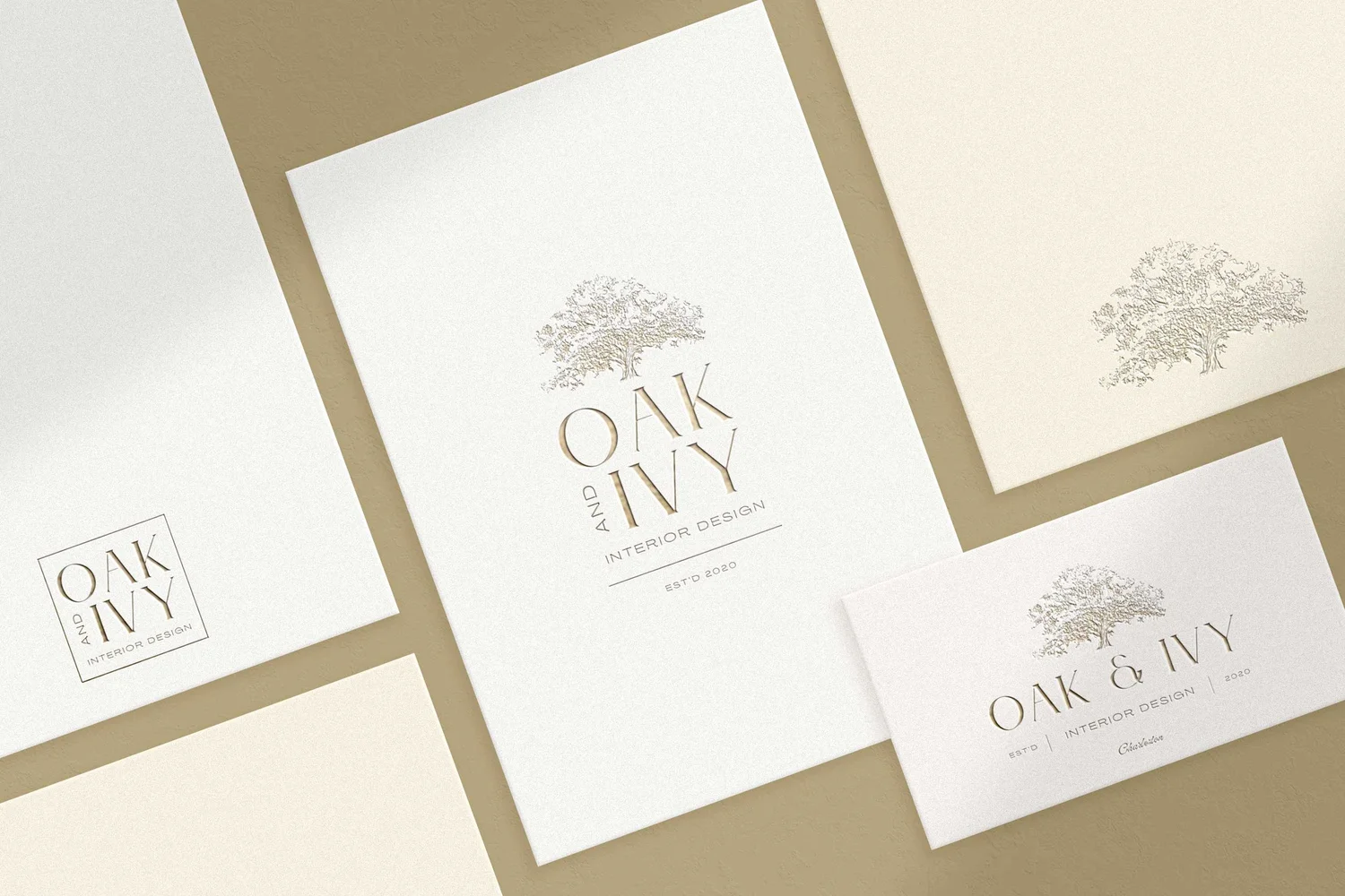 Oak & Ivy Semi-Custom Floral DIY Canva Brand Suite Template | Create ...
