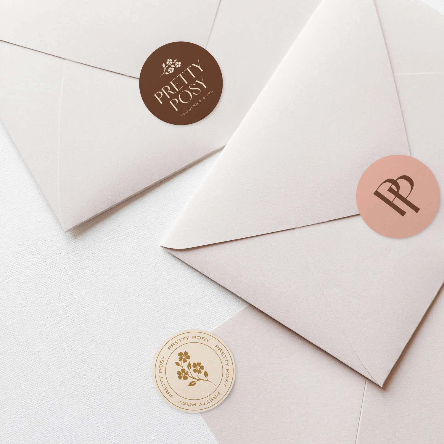 Pretty Posy Canva Logo Brand Suite Template | Create Your Unique Logo ...
