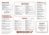 MENU — Brock's