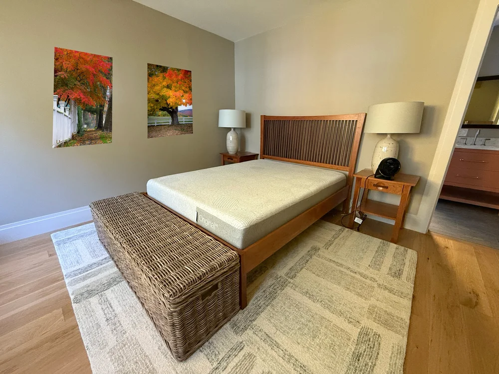 First example of decorating bed rooms with a photograph. — Schundler ...
