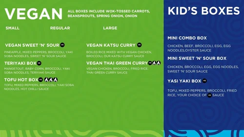Menu — Wok&Go