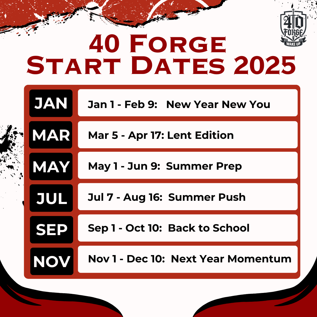 40 Forge | Transform Faith Today—Join Now — WAKE UP JESUS PEOPLE
