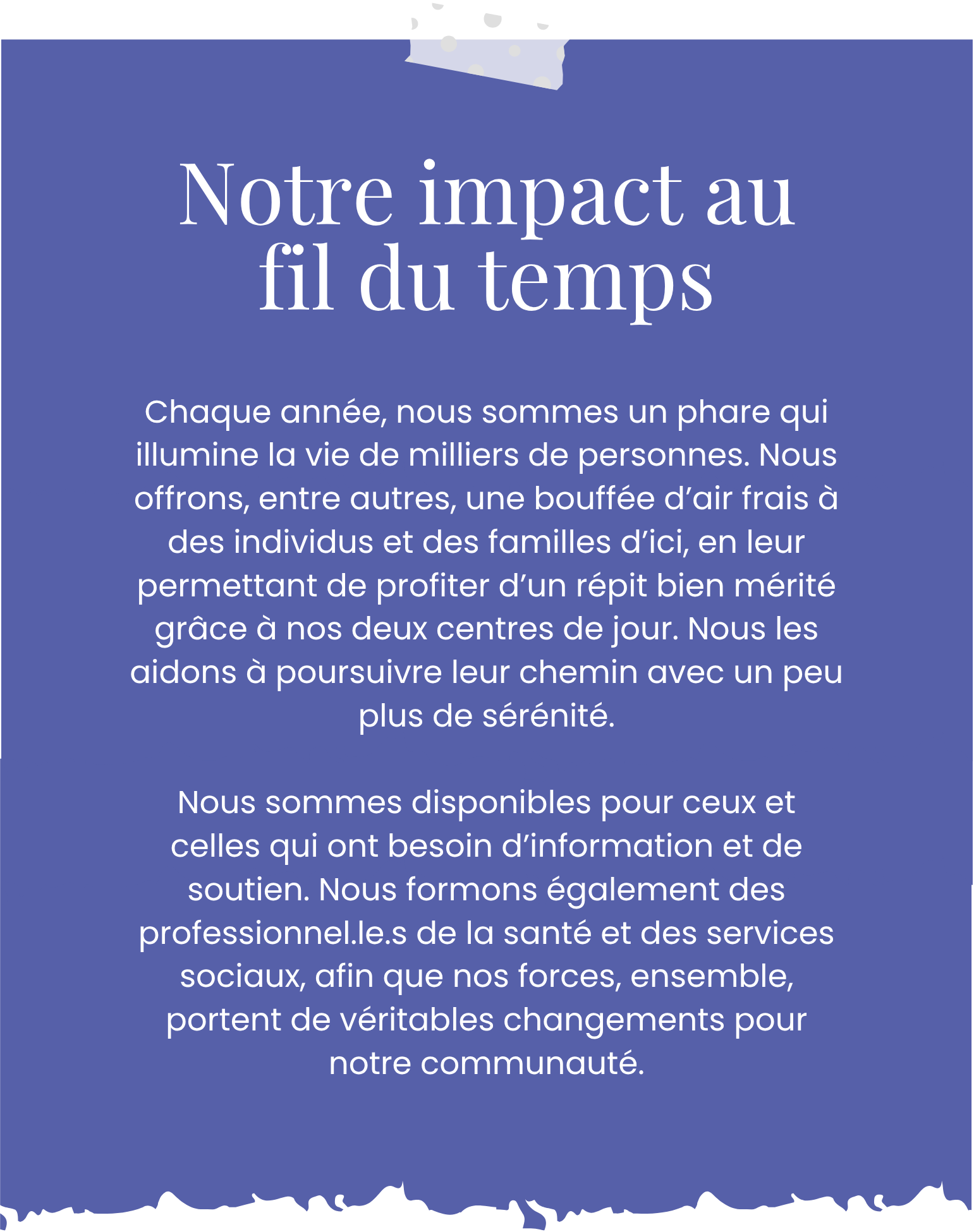 Notre Société | Agissez dès aujourd'hui — La Société Alzheimer de Québec