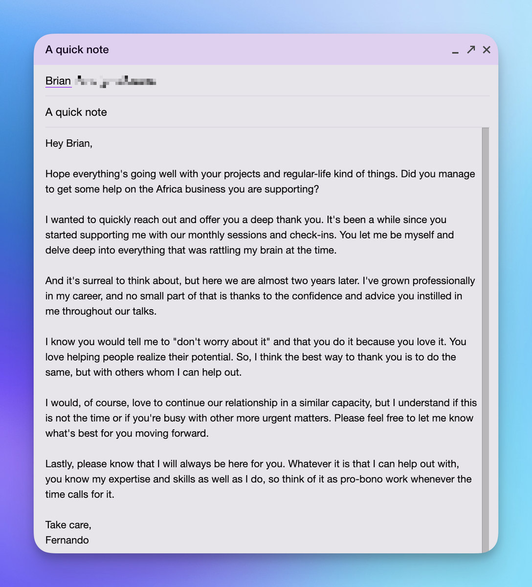 How to Write an Effective Thank You Letter to Your Mentor — Micromentor