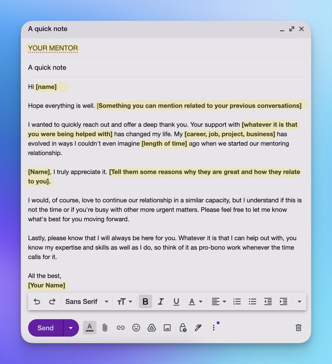 How to Write an Effective Thank You Letter to Your Mentor — Micromentor
