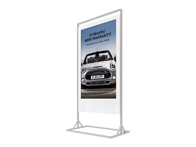 Superslim Freestanding Double-Sided Digital Posters — Sign Digital ...