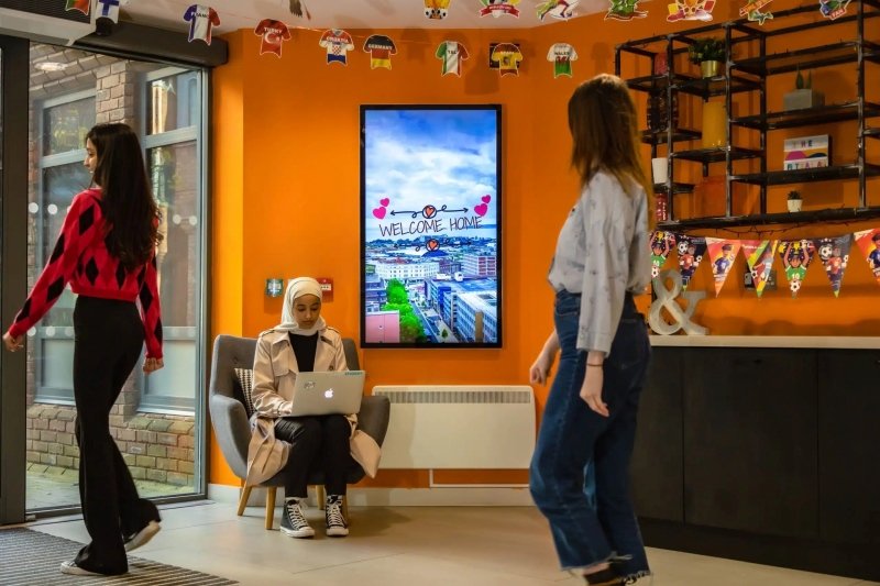 Slimline pro advertising displays,Premium digital advertising screens ...