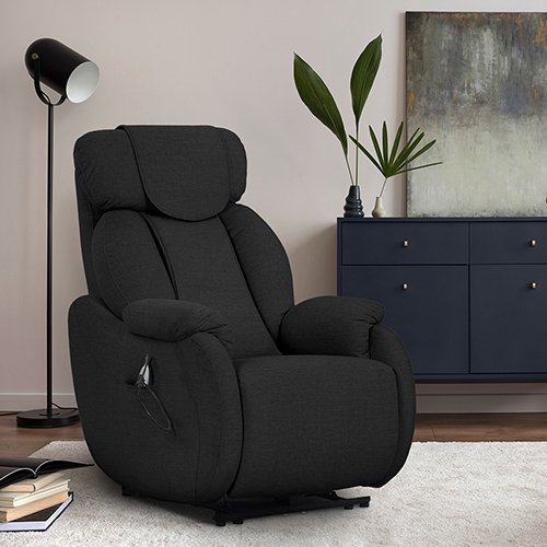 Maxwell Massage Recliner, Black — Living Essentials Corp.
