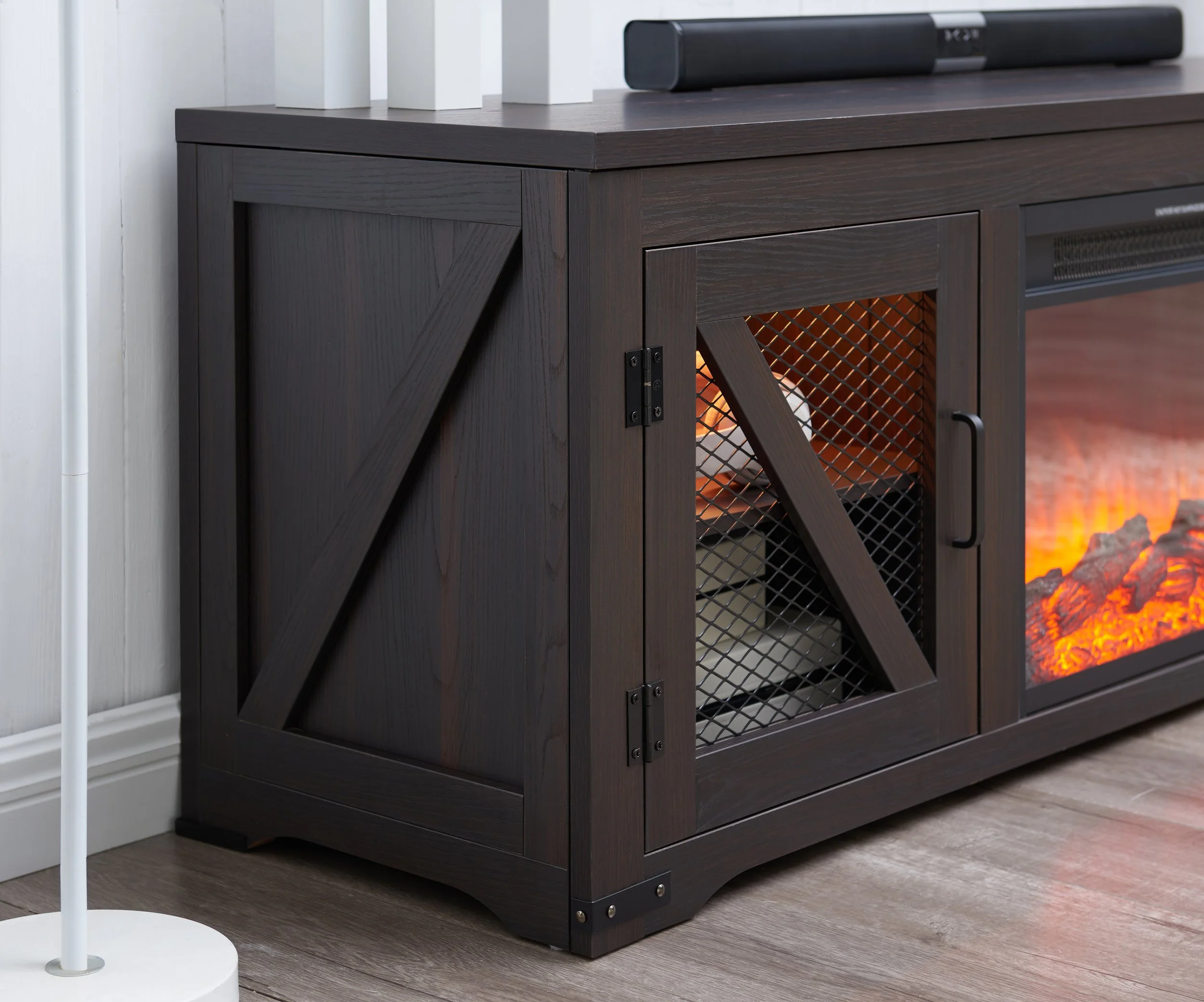 Ashton 62" Unfold Assembly TV Console — Living Essentials Corp.