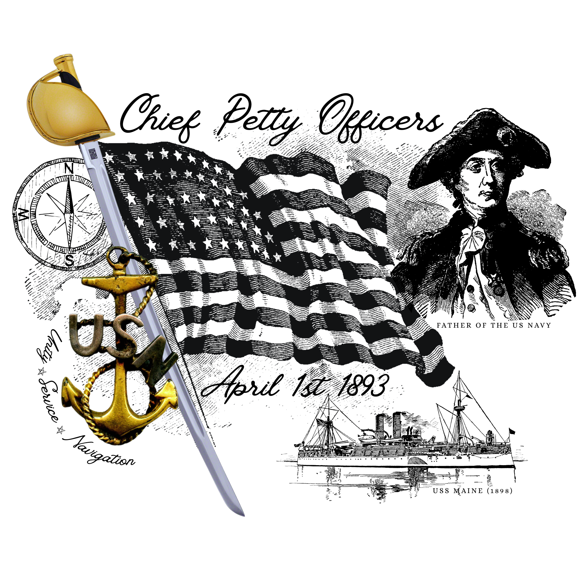 US Navy Chief Petty Officer Hoodies | Comfortable & Stylish Navy Chief ...