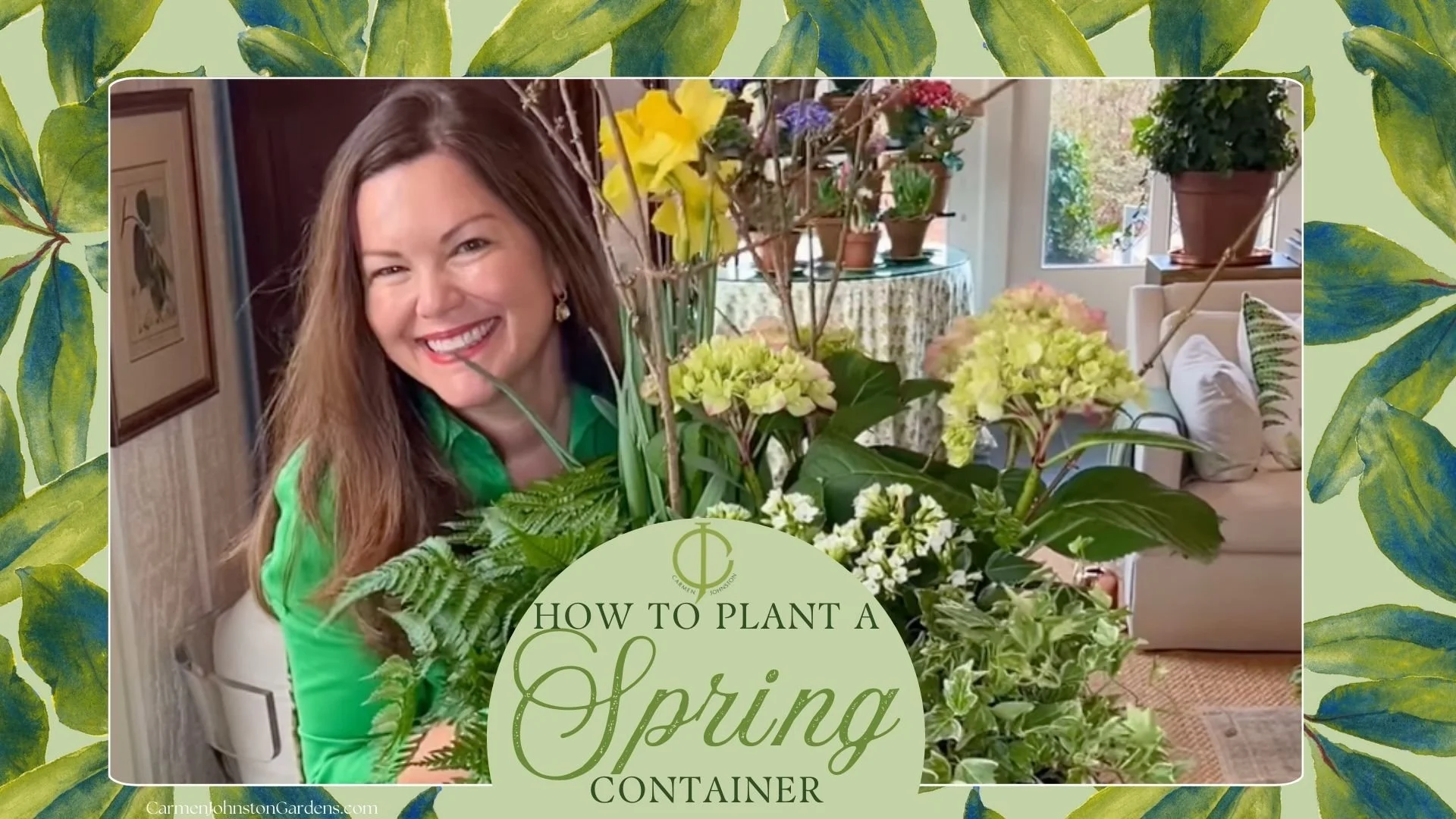 How to Plant a Spring Container — Carmen Johnston Gardens
