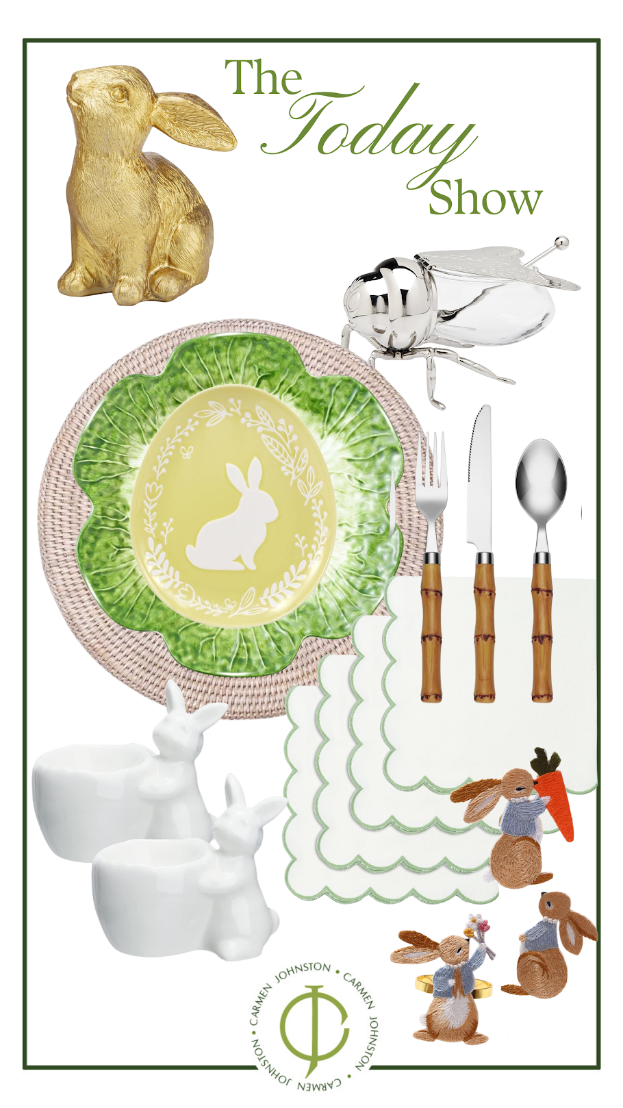 The Today Show Easter Tablescapes — Carmen Johnston Gardens