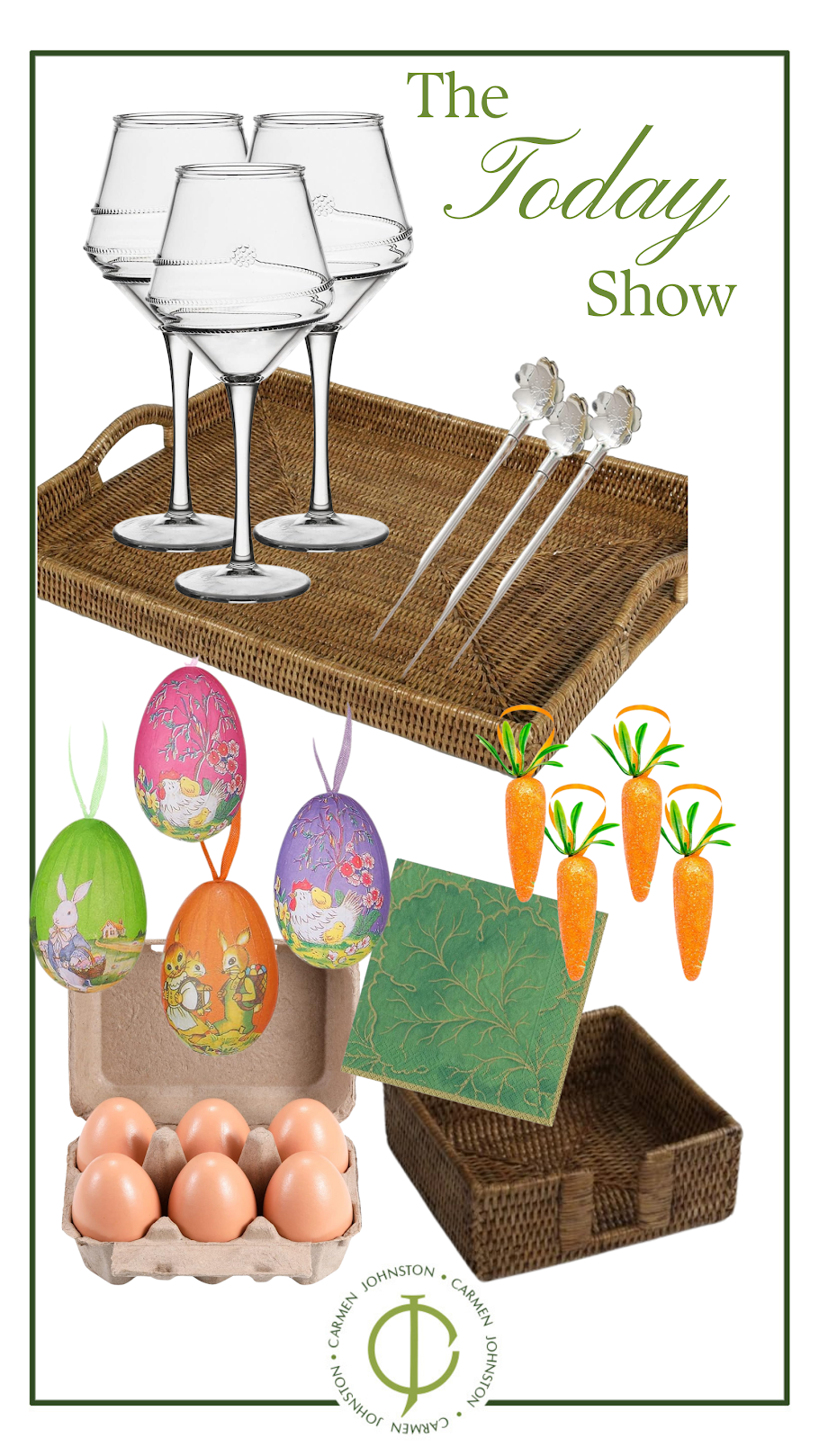 The Today Show Easter Tablescapes — Carmen Johnston Gardens