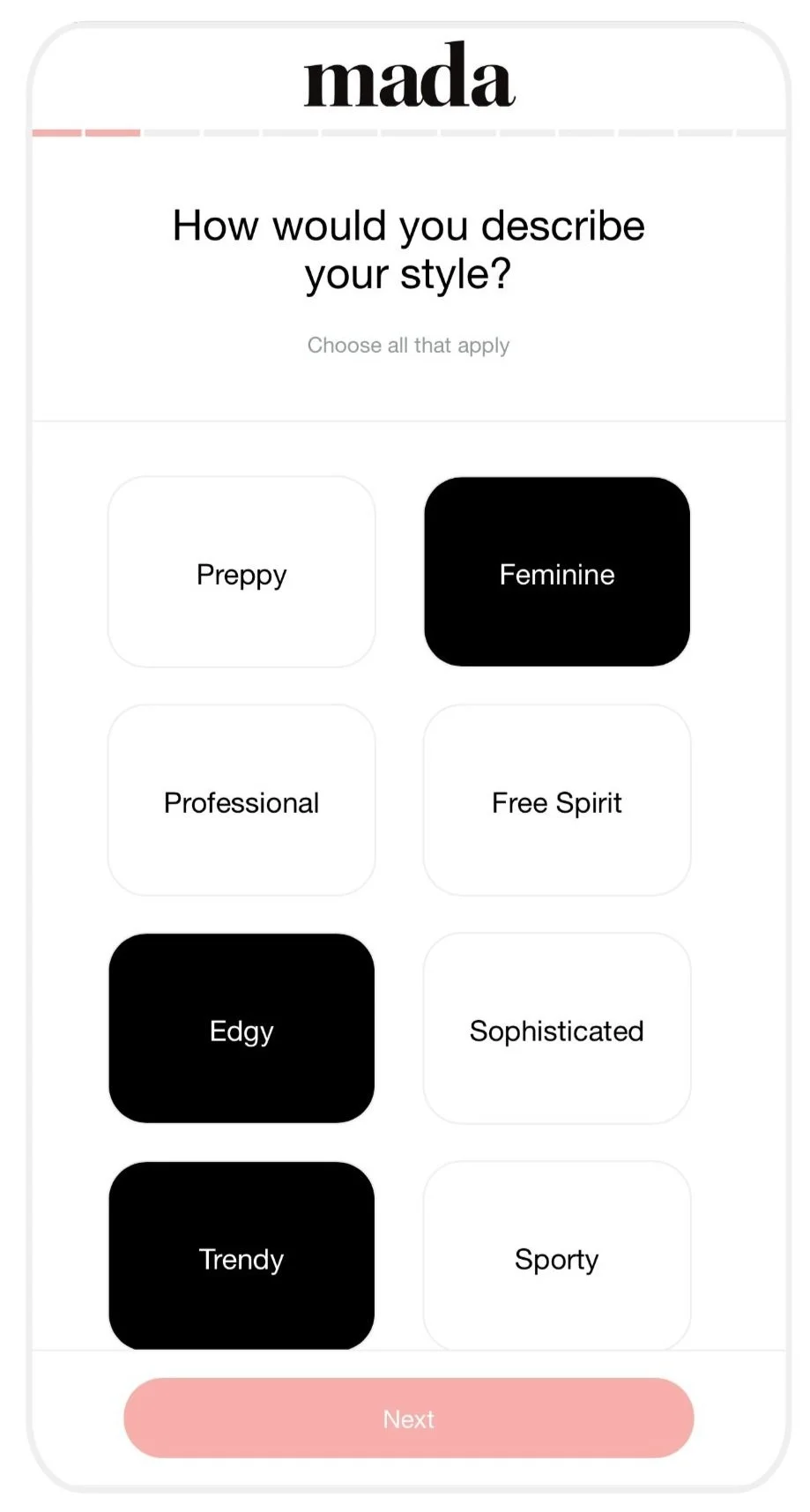 How MADA Works: AI Styling and Outfit Curation — MADA