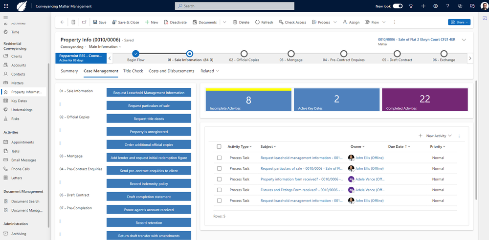 Peppermint Case Management — Peppermint Technology Inc.