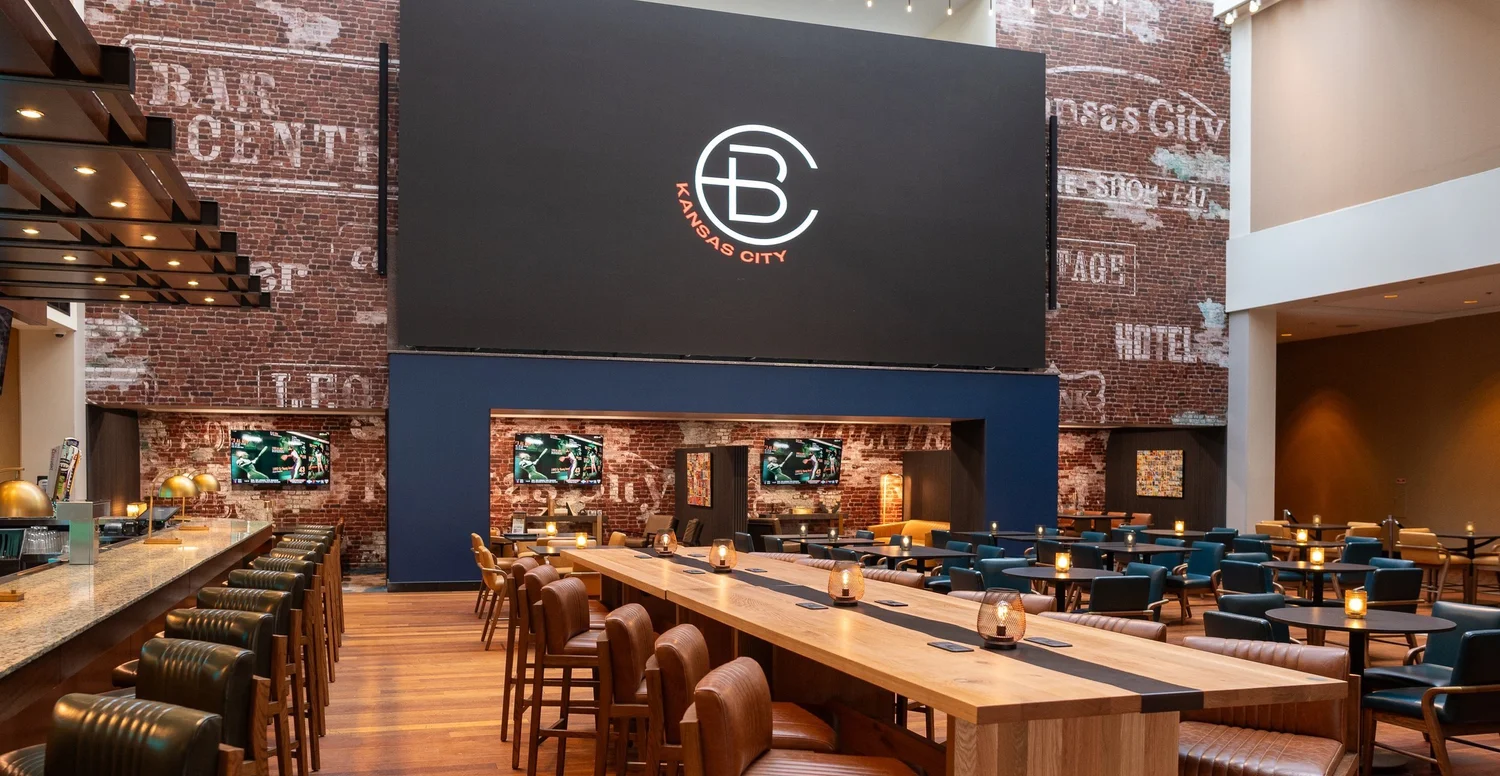 Downtown Kansas City Bar (32 ft TV) - BarCENTRAL