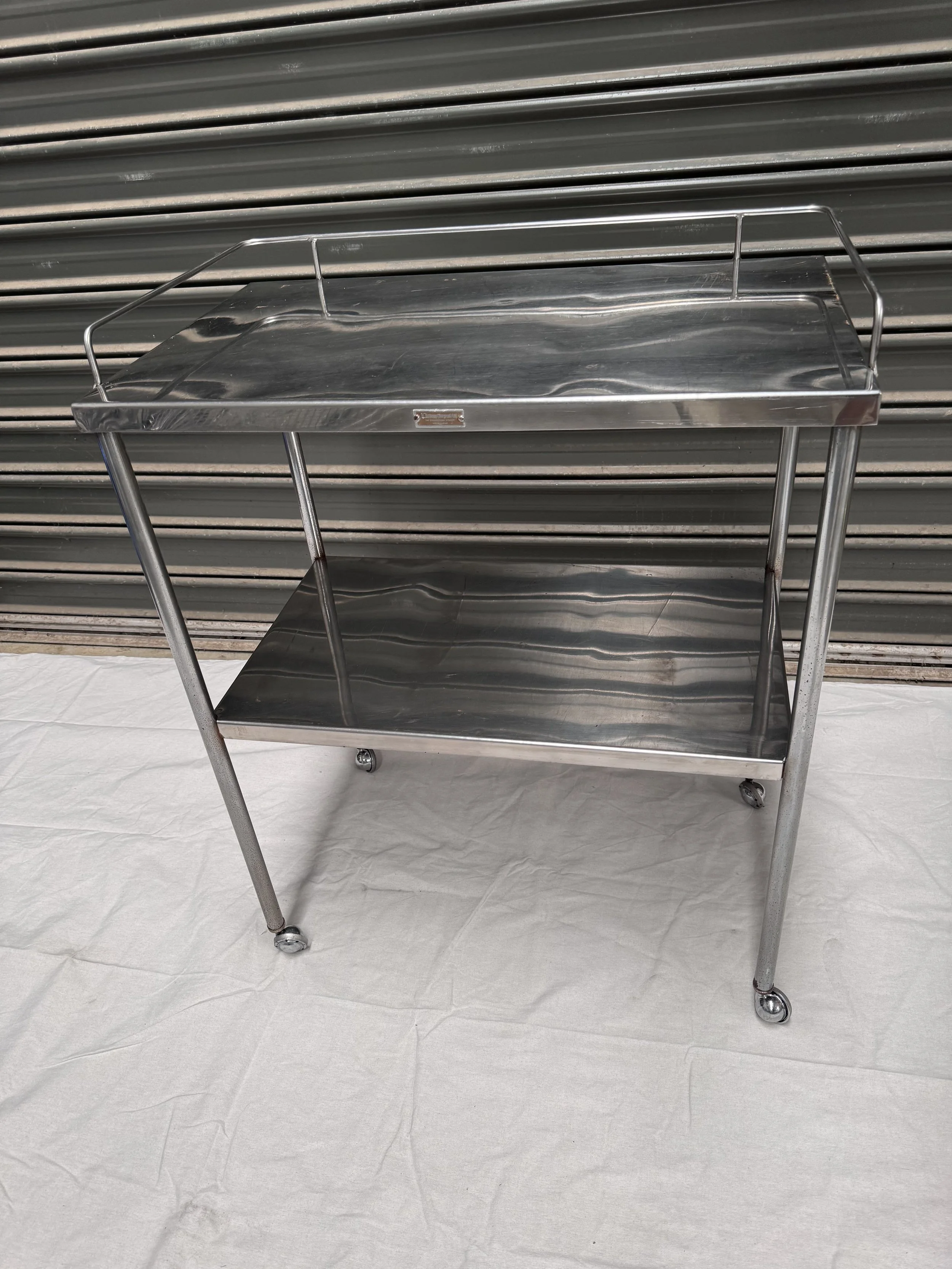 Stainless Steel Trolley 6 - Refurbished — Biovet Australia