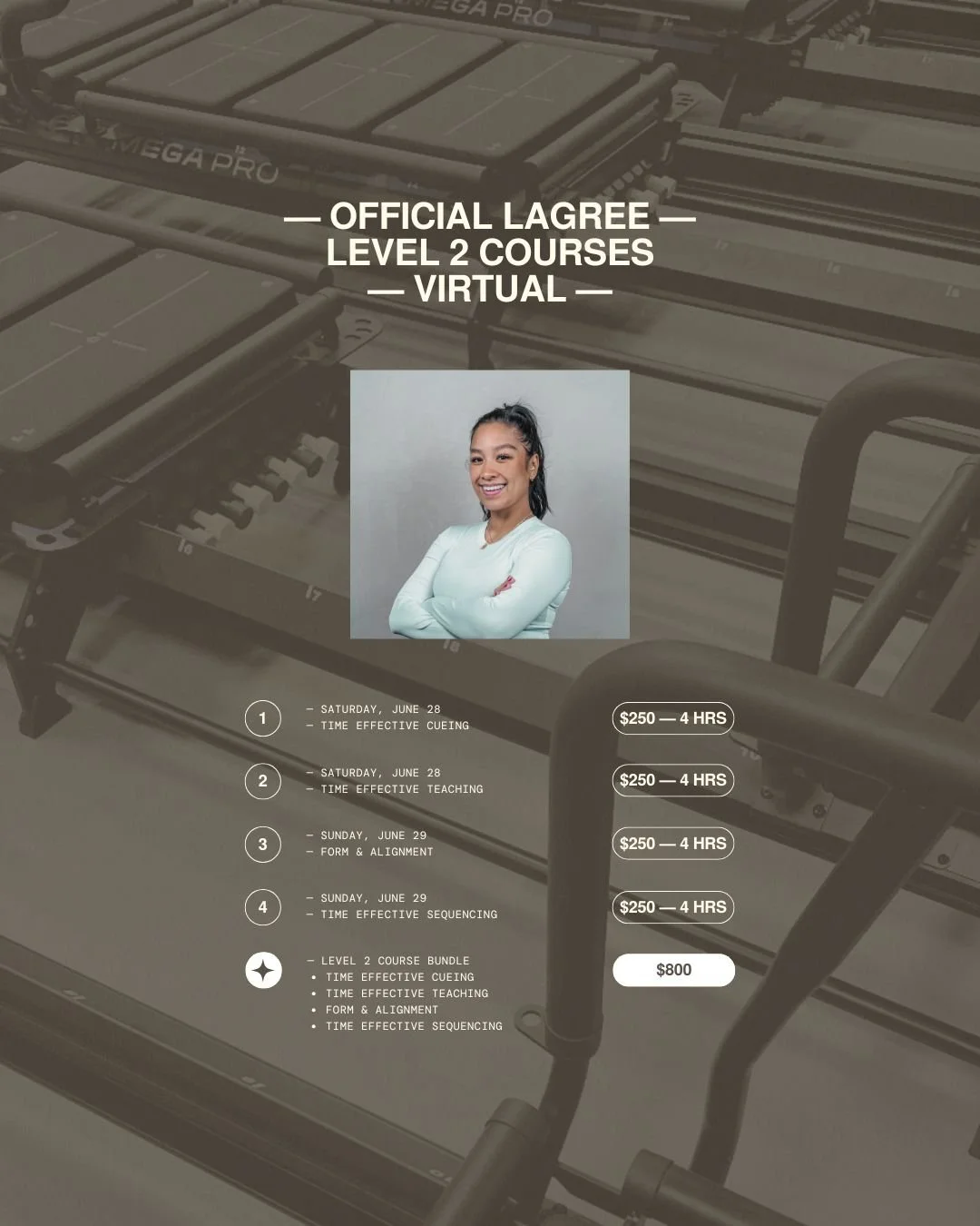 Official Lagree Certifications and more — LAGREE MASTER CLASS