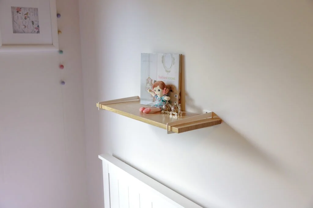 Long Narrow Slimline Tasmanian Oak Shelf | South Oak Woodcraft