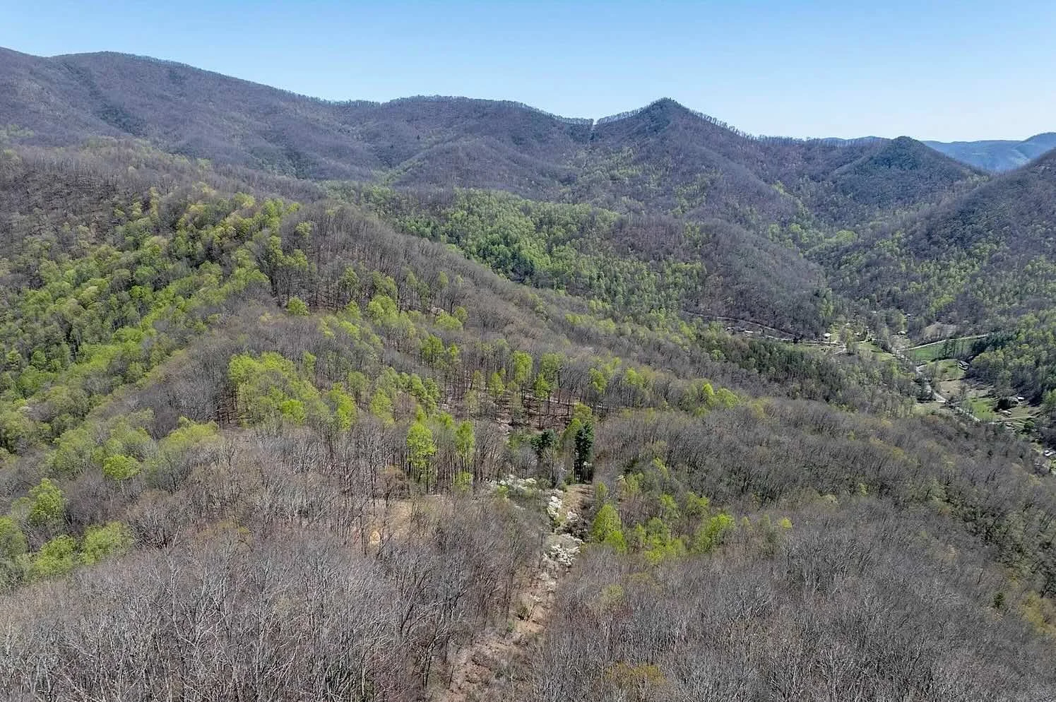 330 Acres of Unrestricted Mountain Land for Sale in Cullowhee NC | Brown Mountain Property ...