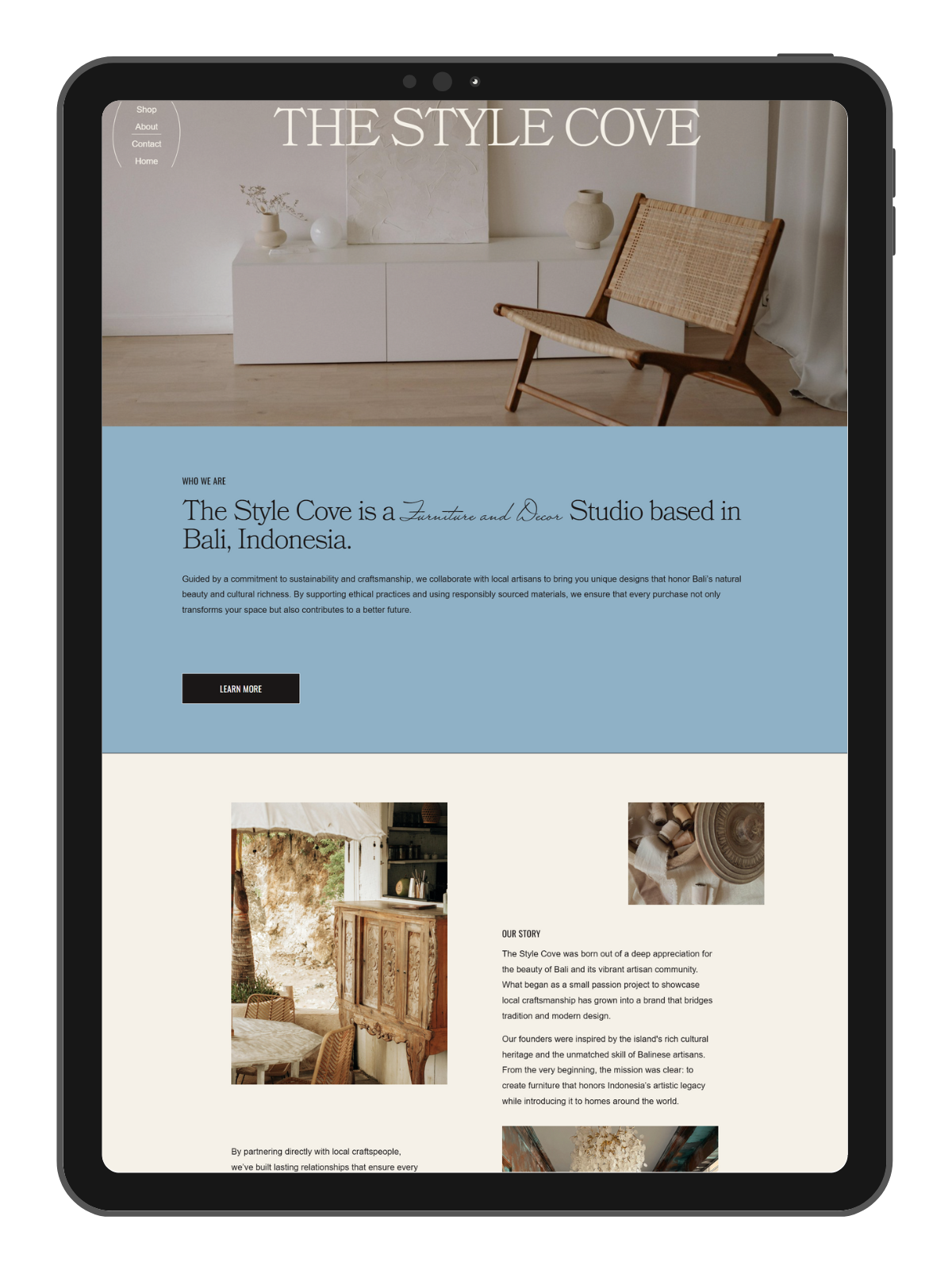 The Style Cove — Katya Pankov Web Design Studio