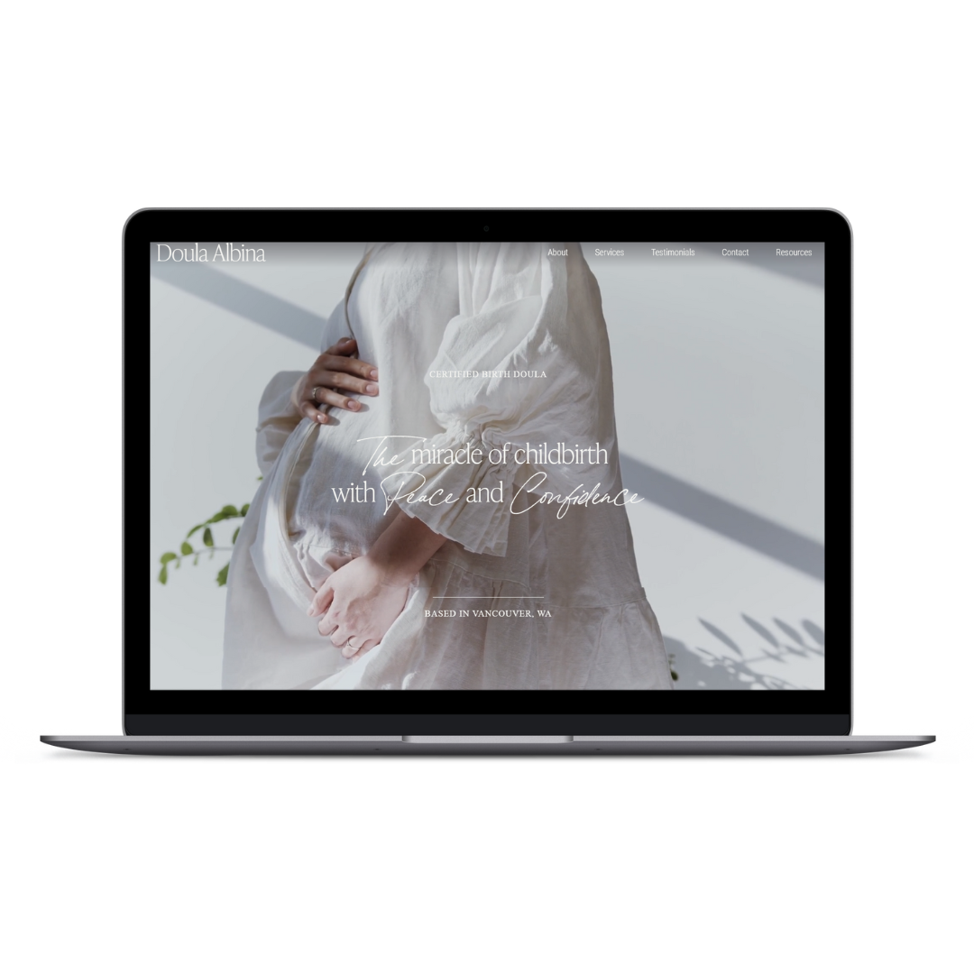 Albina Doula — Katya Pankov Web Design Studio