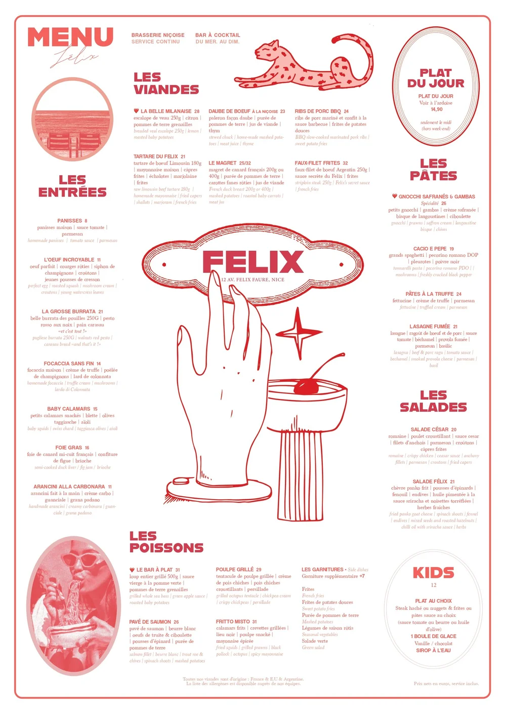 Menu — FELIX
