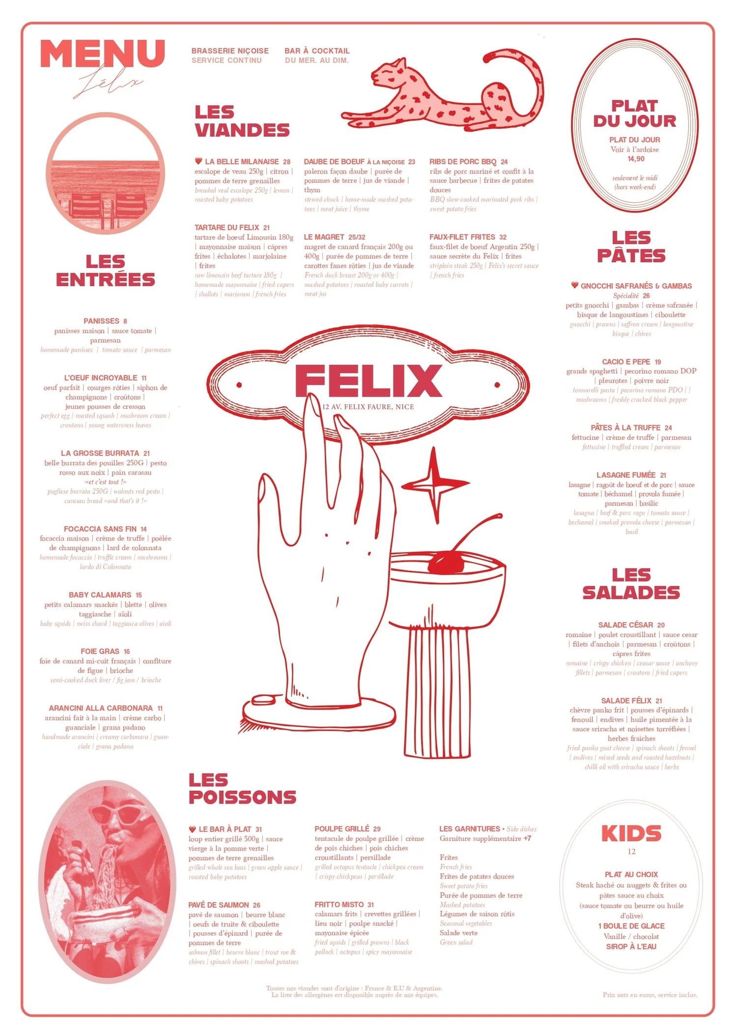 Menu — FELIX