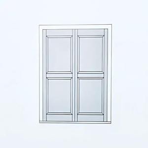 Solid Panel Shutters — Sleek Shutters