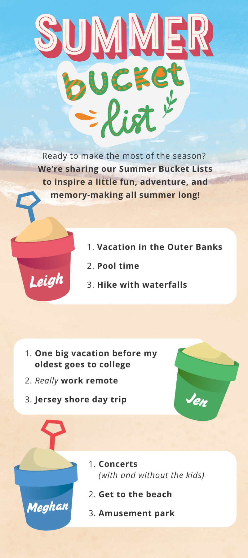 Summer Bucket List — Real Estate & Create