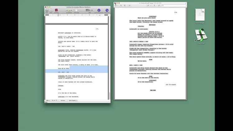 5 Coolest Final Draft Features for Writers — The Text Files | Writing ...