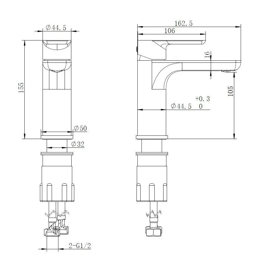 Lotus Basin Mixer — BENTONANDSONS