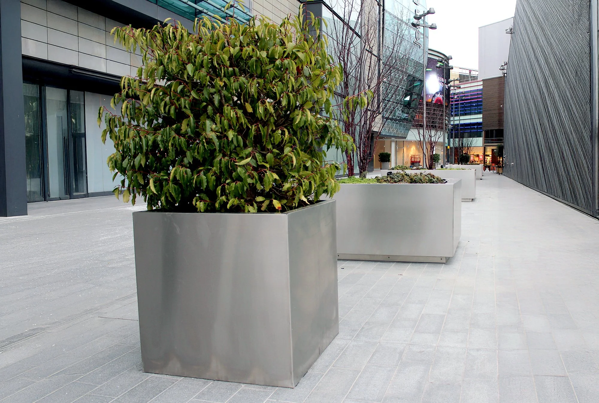 Street Planters | Metal Containers Pots