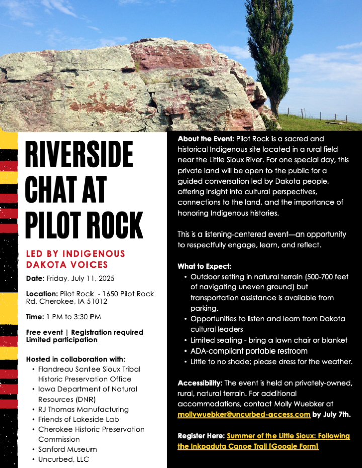 Riverside Chat at Pilot Rock: Led By Indigenous Dakota Voices ...