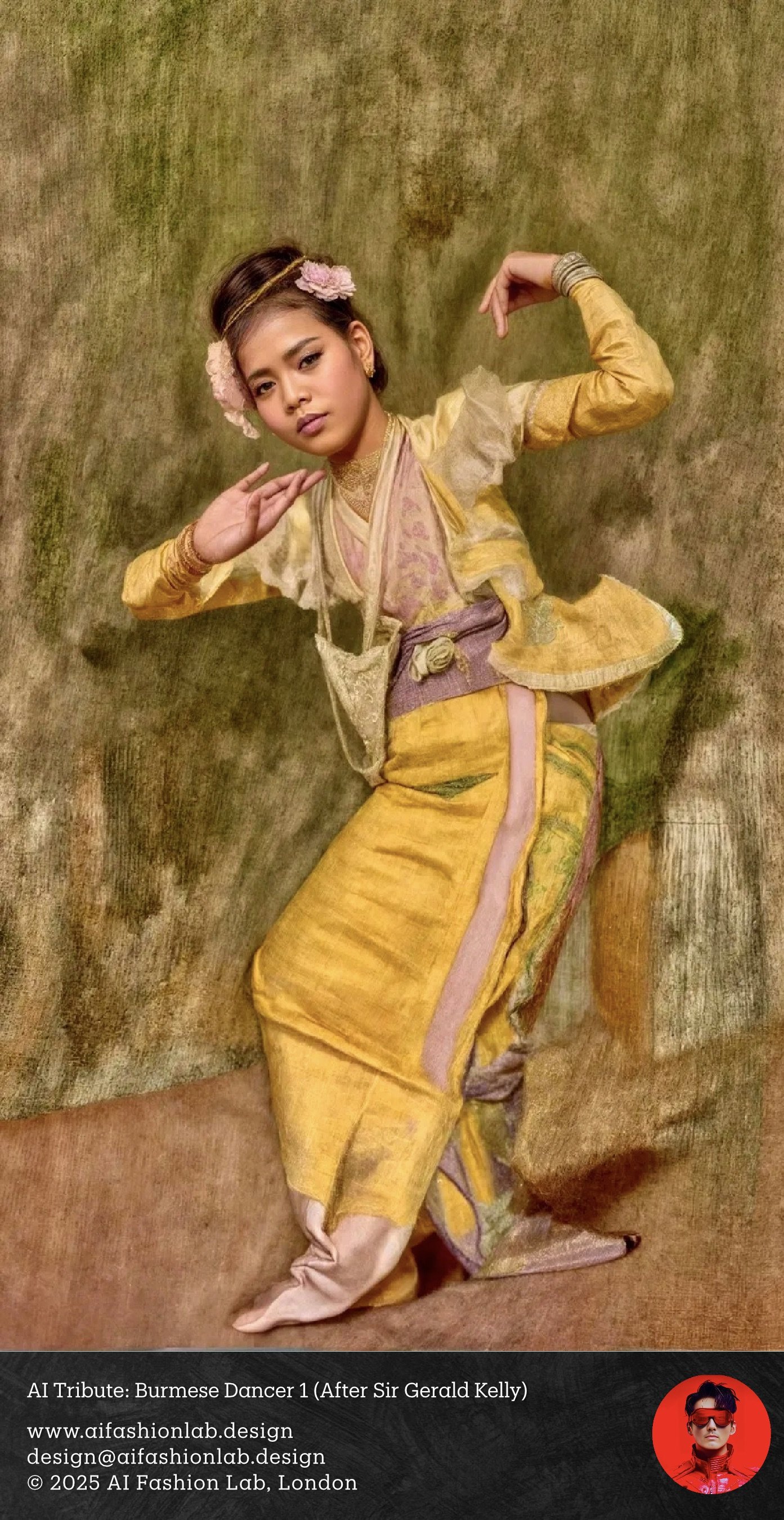 Enhanced Visual Tribute to Sir Gerald Kelly's Burmese Dancers — AI ...